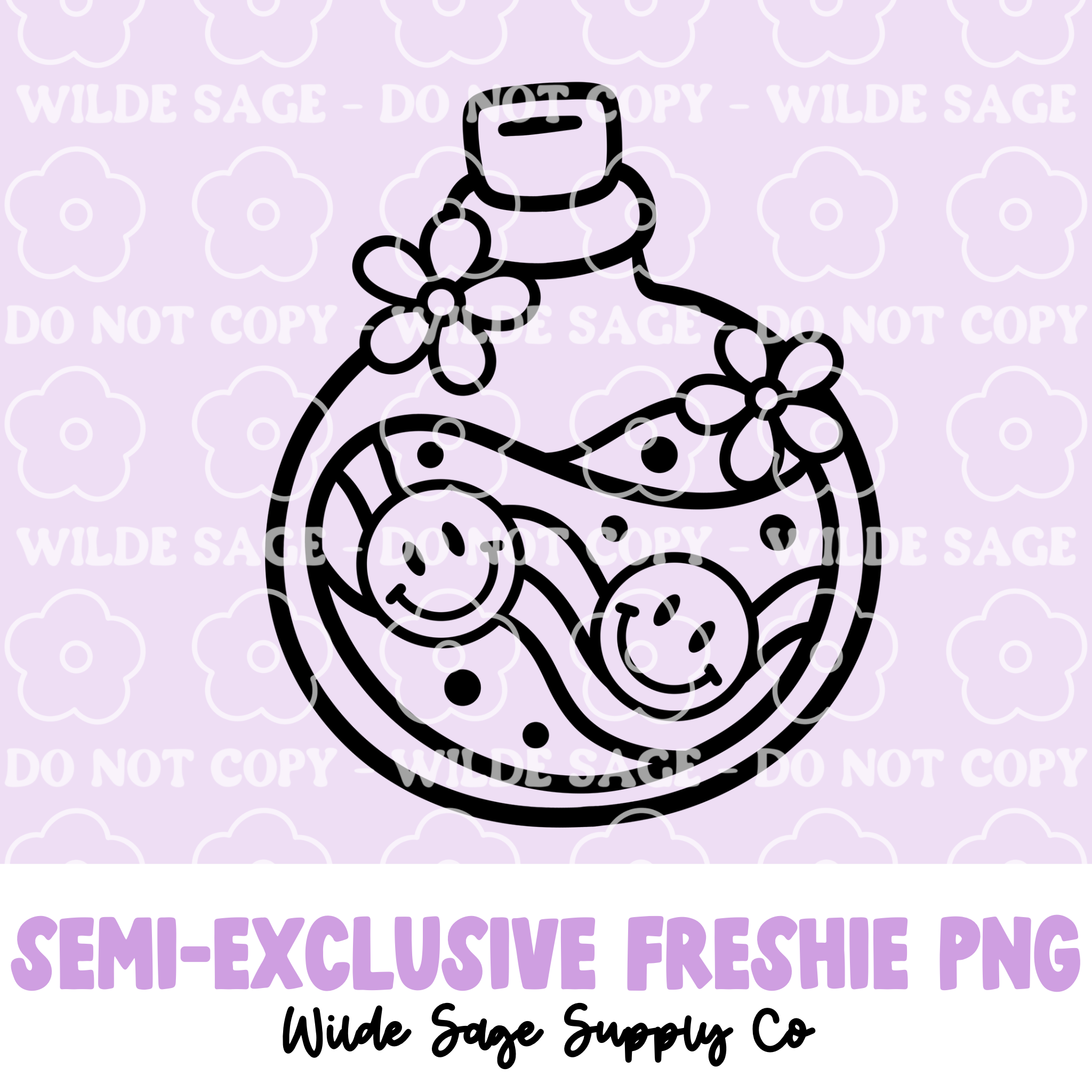 Smile Potion Freshie PNG – Wilde Sage Supply Co