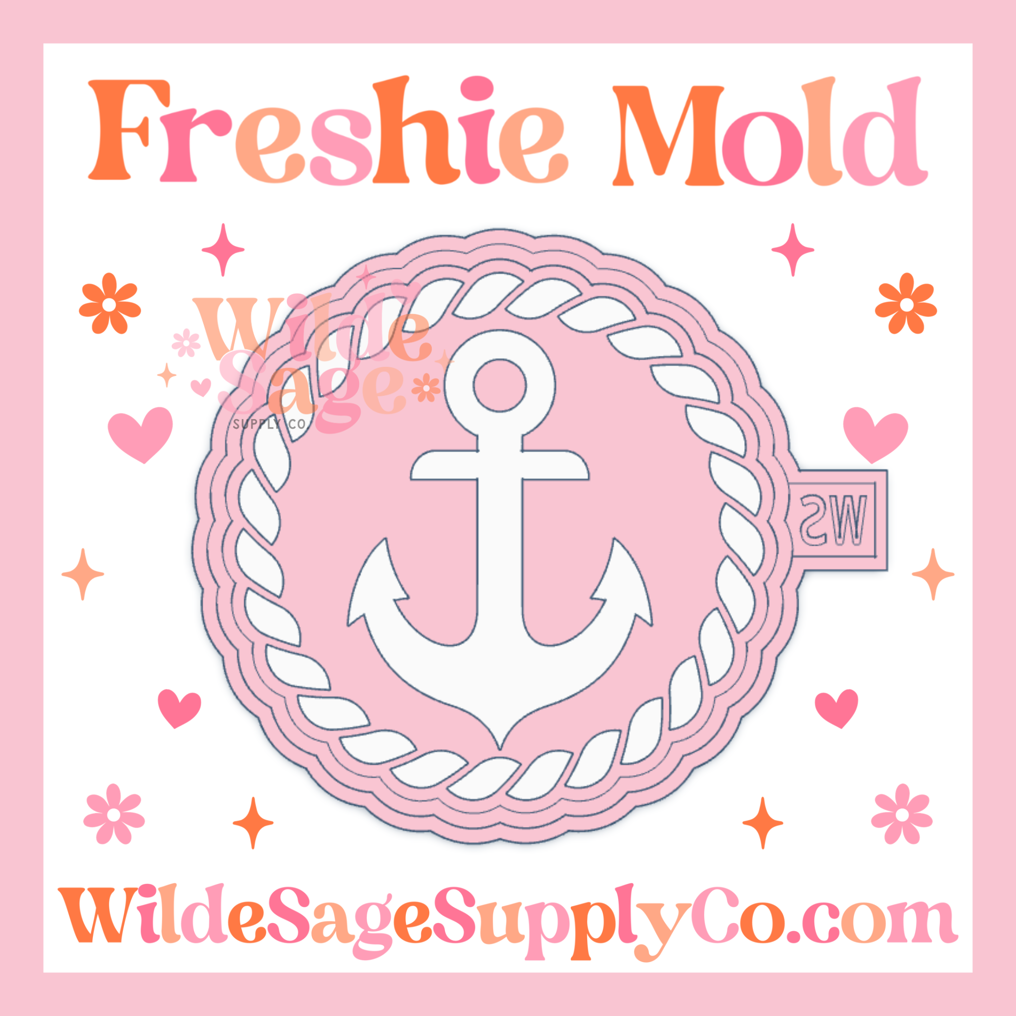 Anchor Circle Mold – Wilde Sage Supply Co